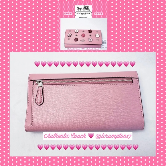 Coach | Bags | Coach Daisy Appliqu Trifold Wallet | Poshmark